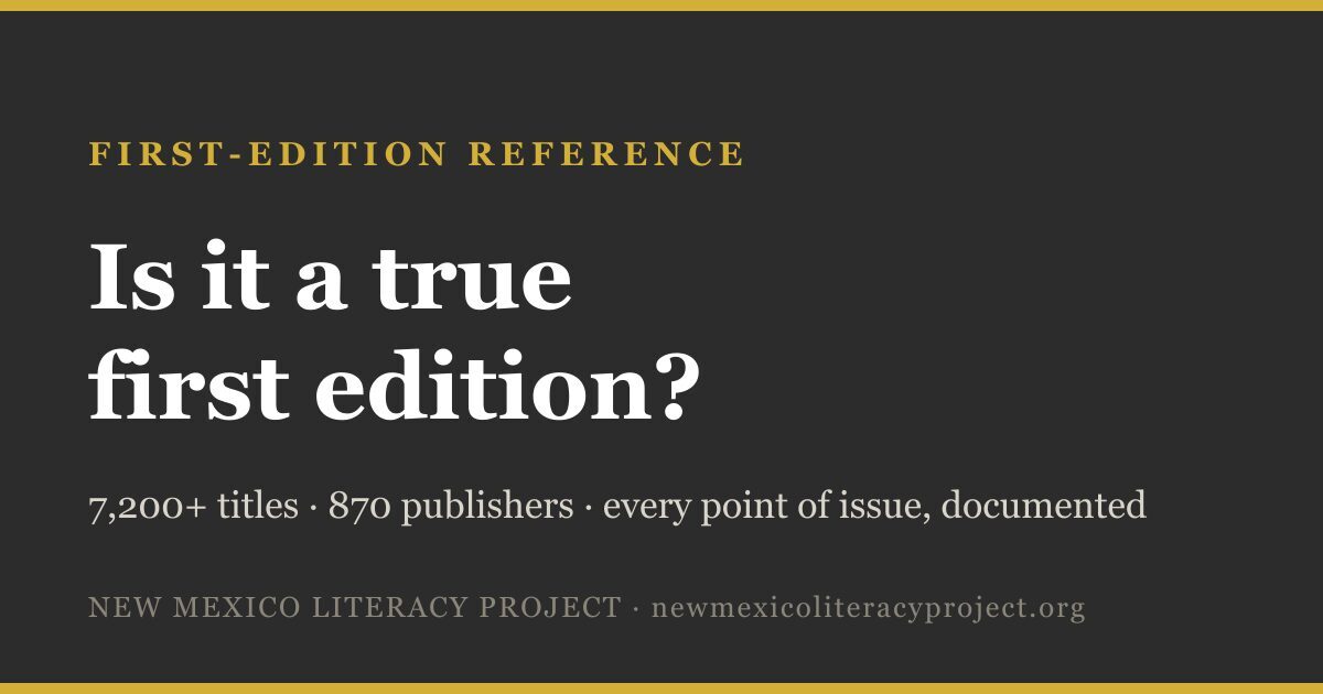 Is "Exit West" a First Edition? Number-Line Guide